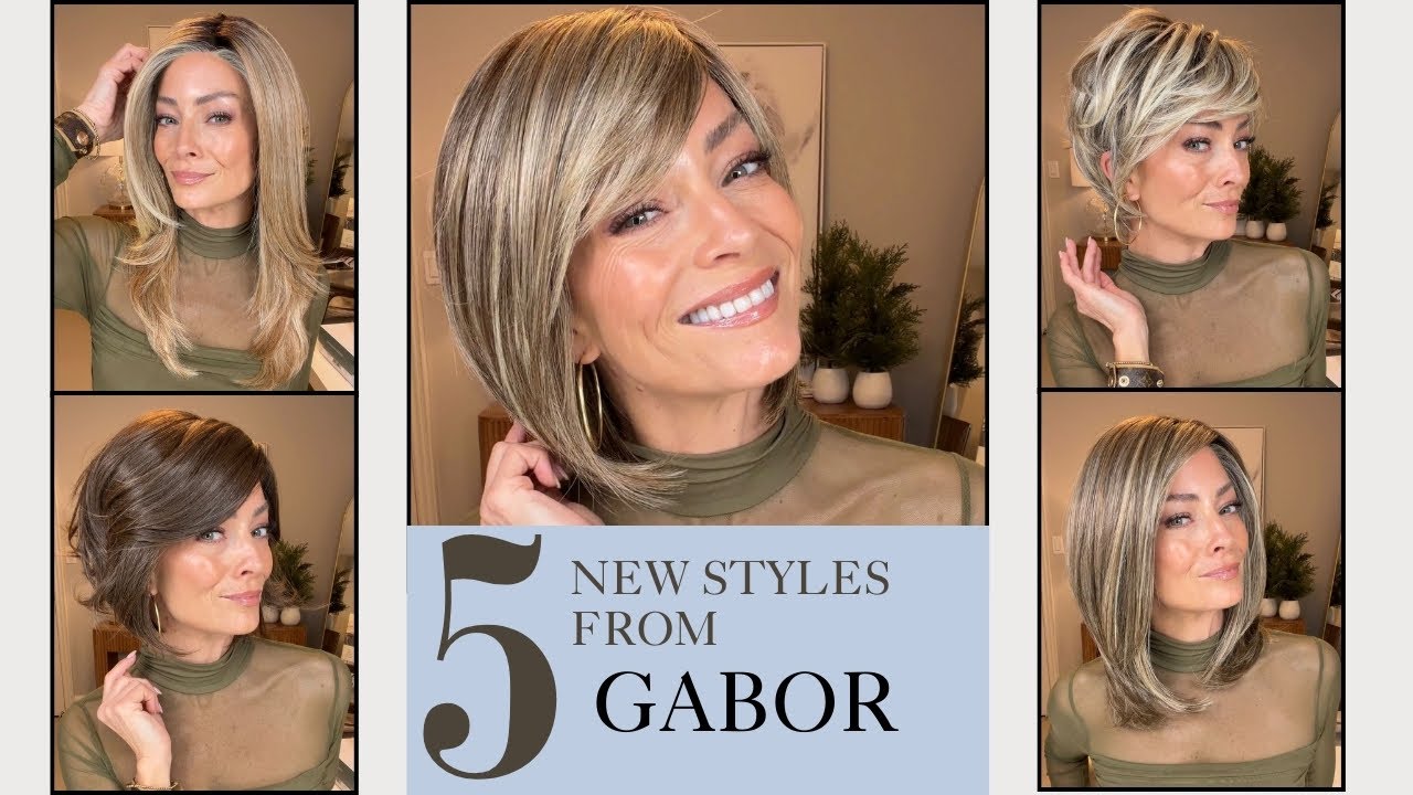 5 New Gabor Wigs Try-On + Review | WigsByPattisPearls.com - YouTube