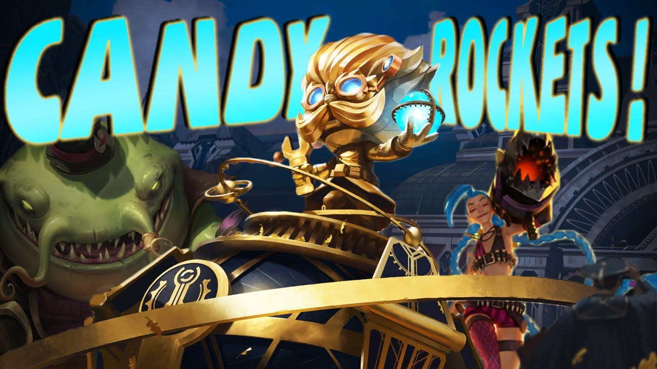 LoR Candy Rockets! Jinx / Tahm Kench / The University of Piltover ...