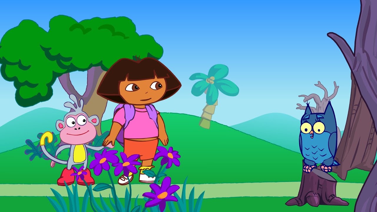 Dora the Explorer : Dora's Spooky Forest Adventure - YouTube