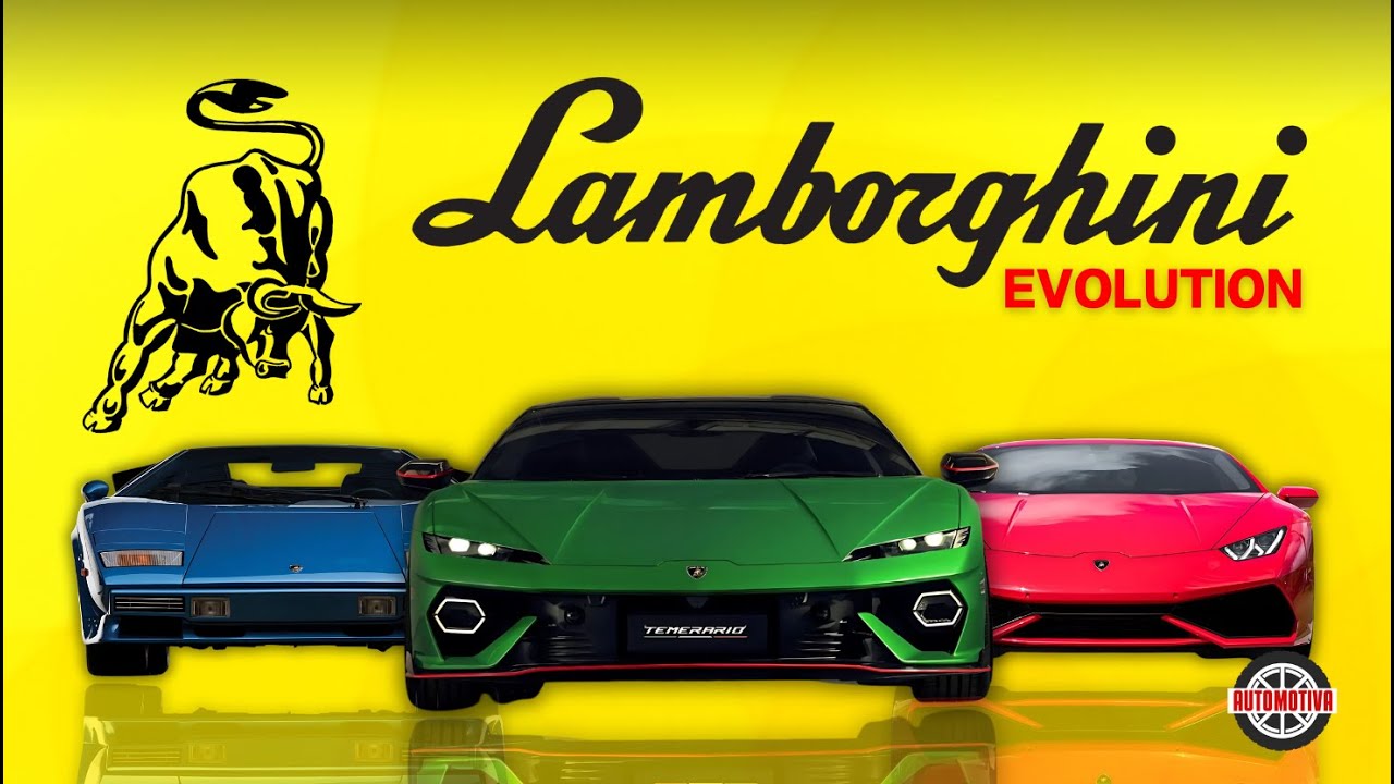 Evolução da Lamborghini 1963 a 2024 I Lamborghini Evolution 1963 to ...