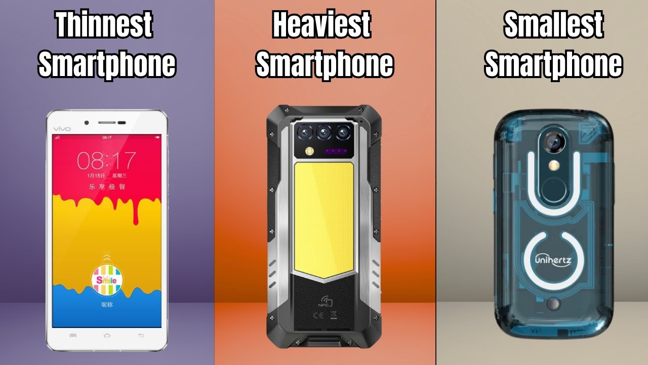 Every Smartphone World Record (You Won’t Believe The Thinnest!) - YouTube