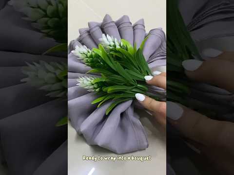 I made bouquet from Hijab😱