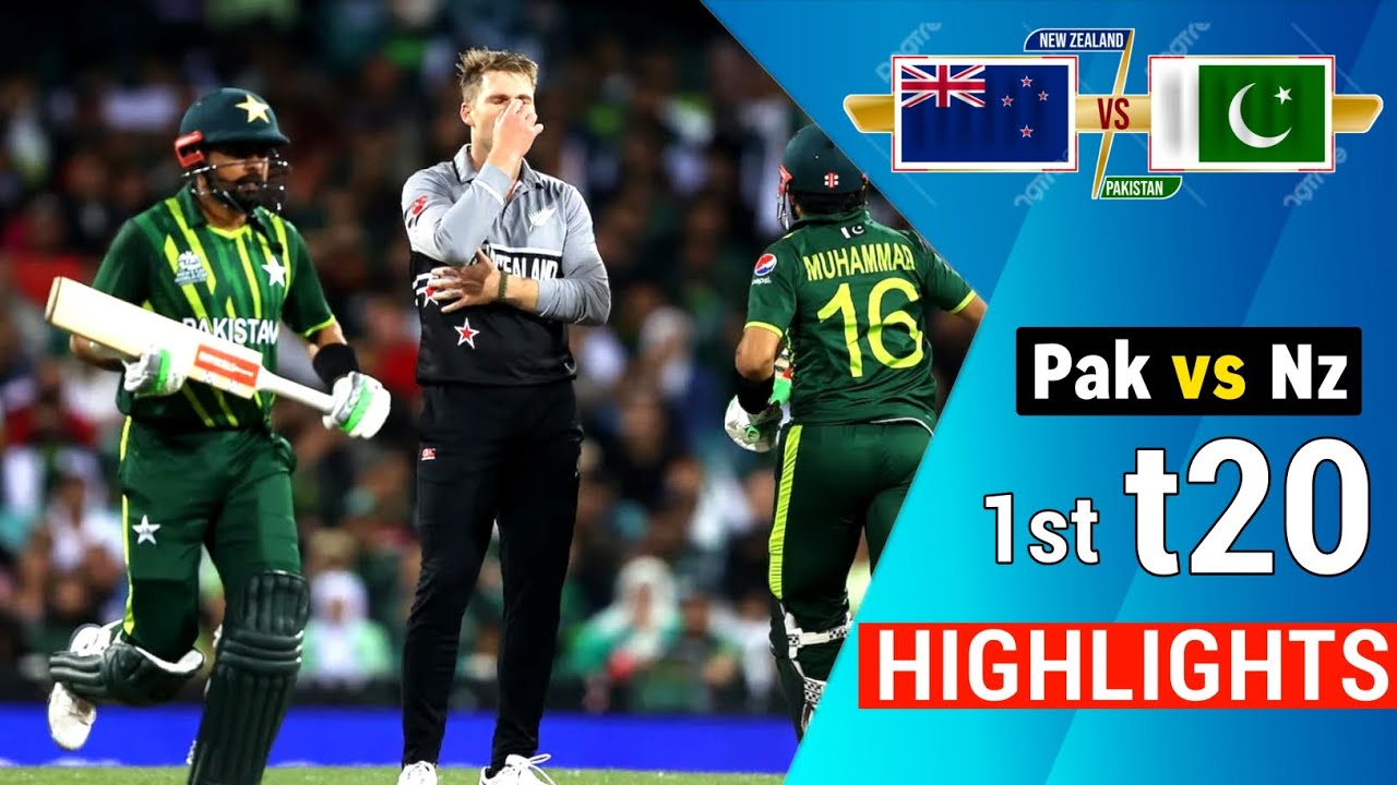 pak vs nz 1st t20 highlights | Pakistan vs New zealand 1st t20 match ...