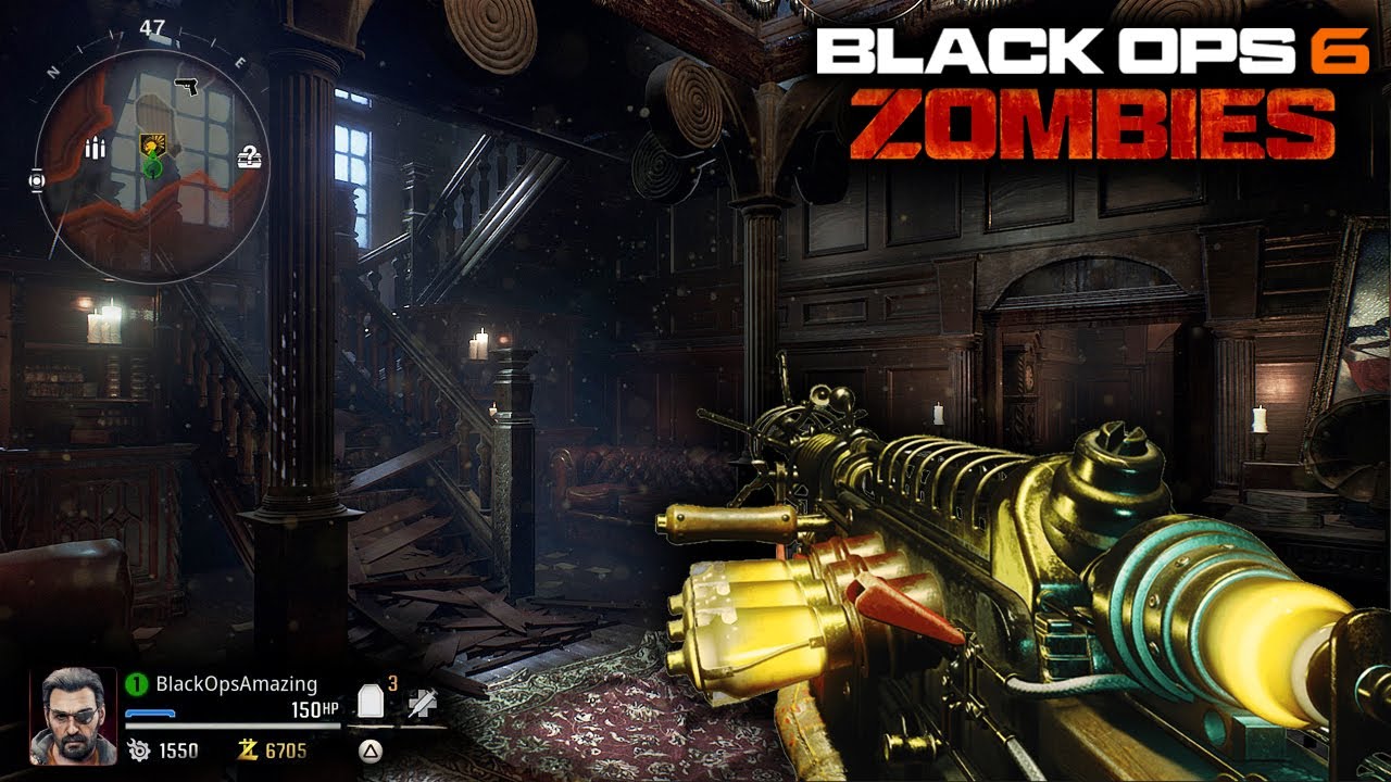Black Ops 6 Zombies MANSION DLC Map! The NEXT Zombies Map Gameplay ...
