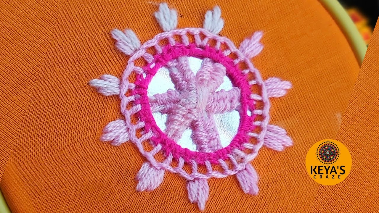Mirror embroidery tutorial/ @keyascraze - YouTube