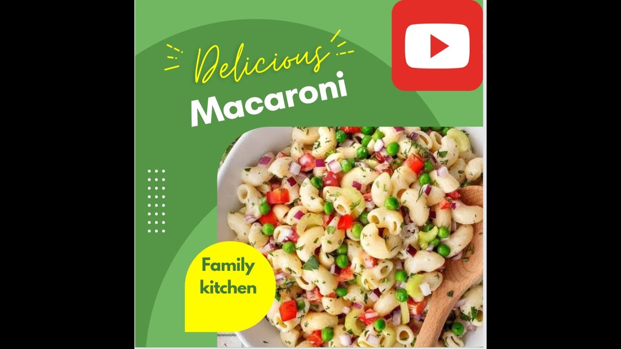 How to make Macaroni |Simple Macaroni Recipe - YouTube