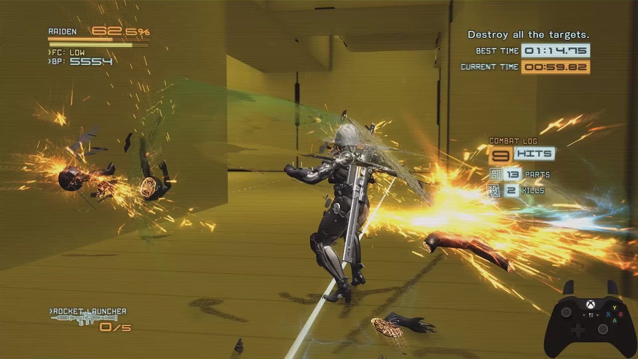 Metal Gear Rising: Revengeance - DLC VR Mission 006 - 1:10.87 - YouTube