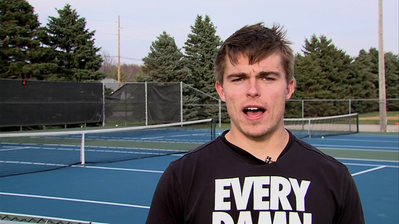 Brandon Hornback: Works on and off the tennis court - YouTube