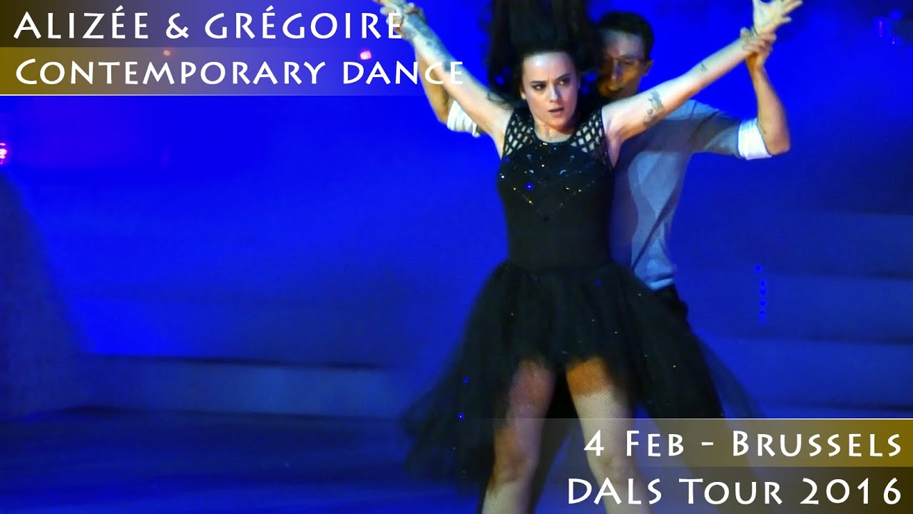 Alizée & Grégoire - Contemporary dance - DALS Tour - Brussels (4 Feb ...