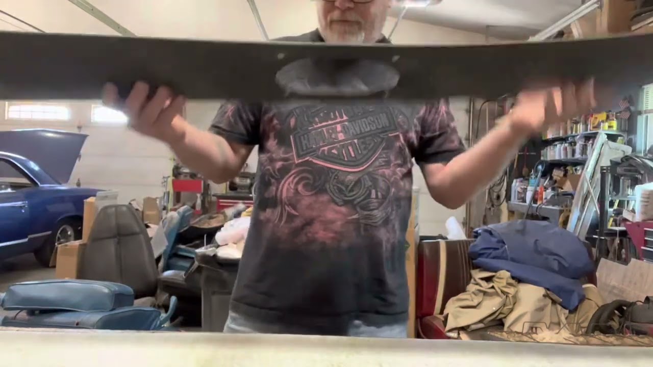 How to make a rear deck shelf for a 67 Chevelle - YouTube