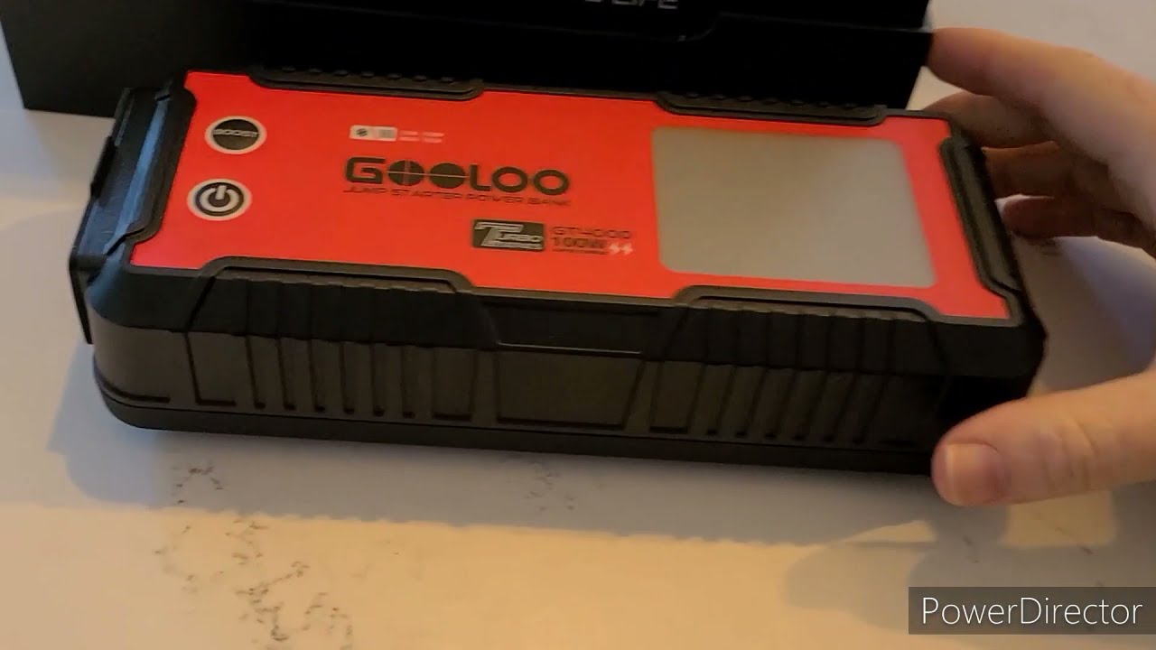 GOOLOO GT4000 JUMPSTARTER - YouTube
