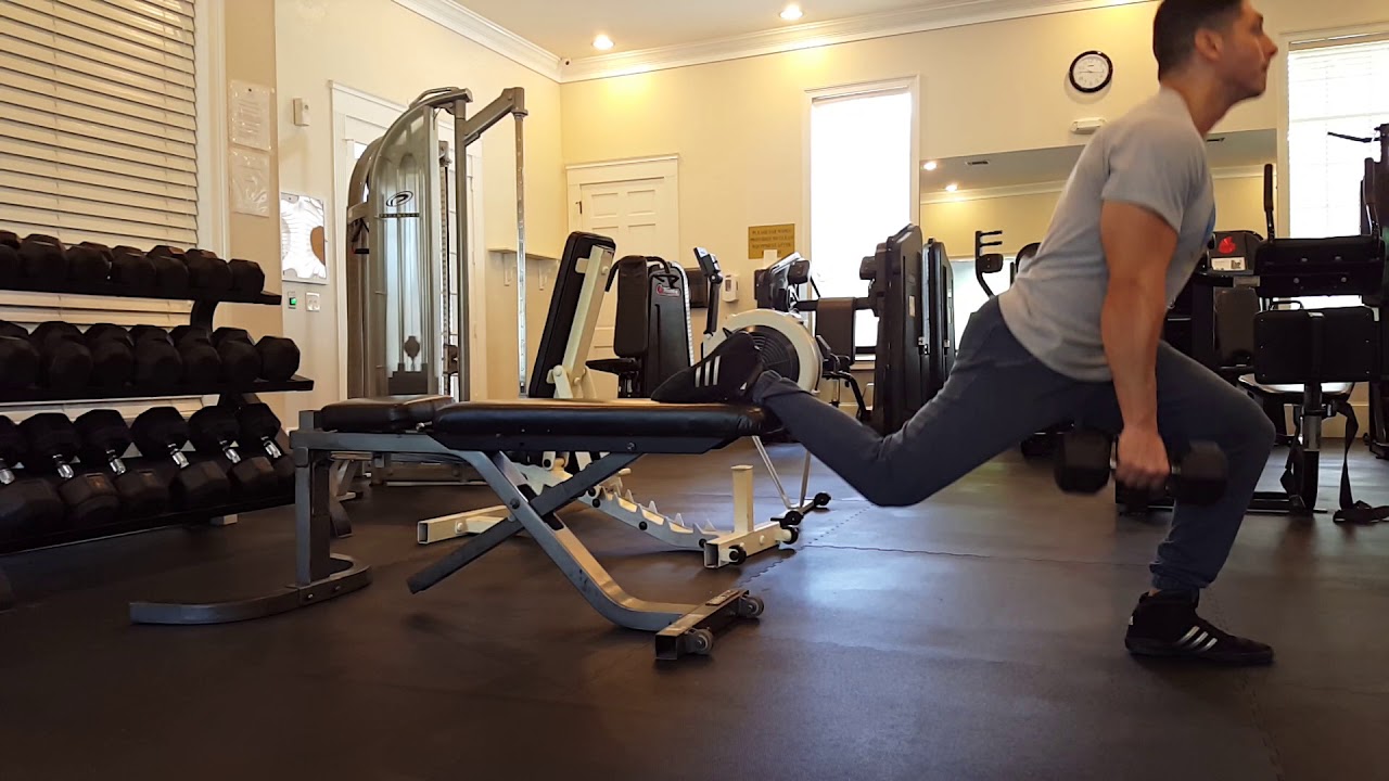 WORKOUT 3: Single Leg Lunges ISO-MASS SET - YouTube