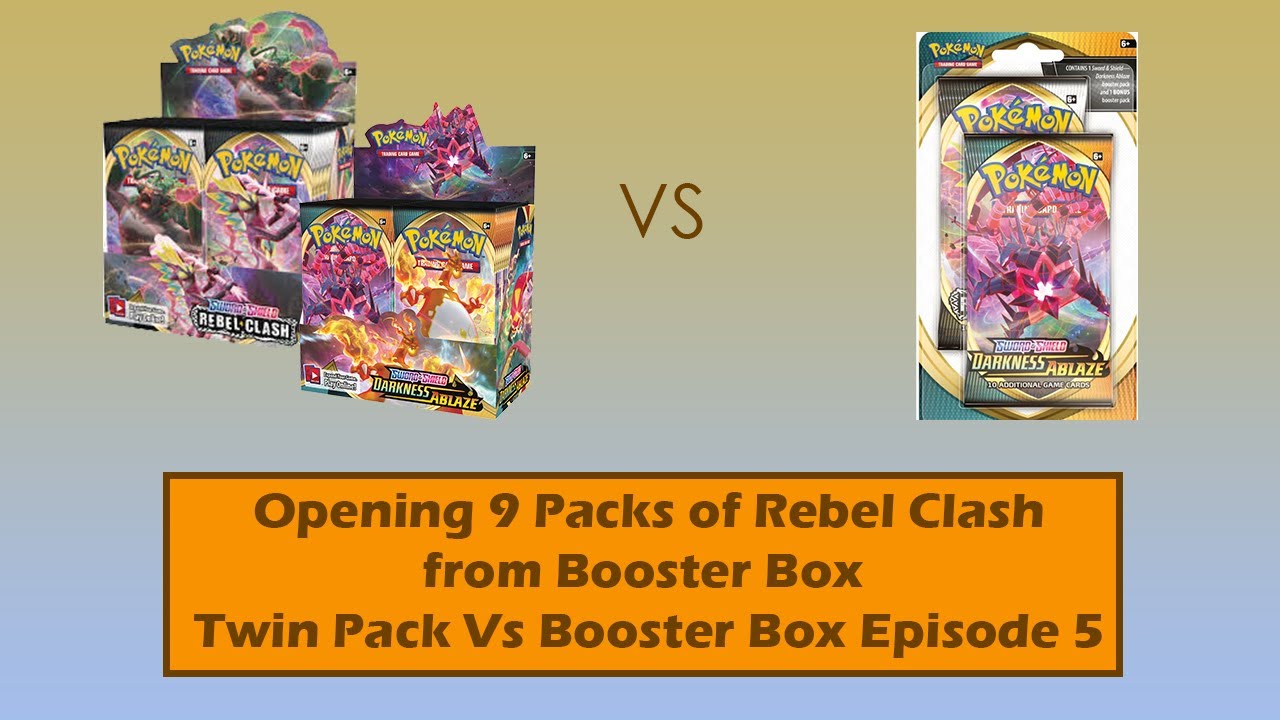Opening 9 Packs of Rebel Clash from Booster Box Twin Pack Vs Booster ...