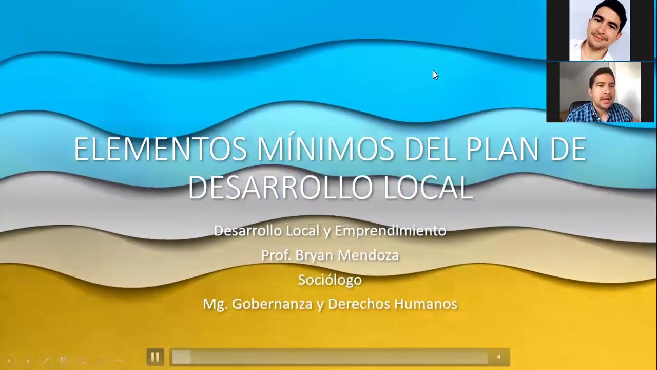 Plan de Desarrollo Local: Desarrollo Local y Emprendimiento - YouTube