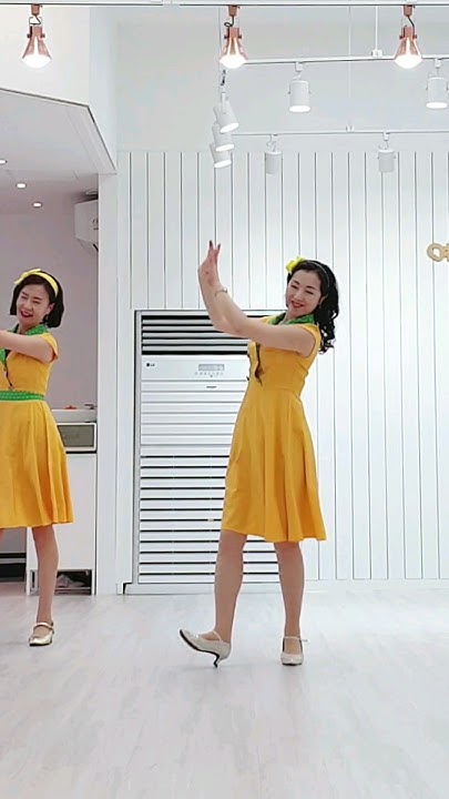 노란 리본을 달아주세요 Tie A Yellow Ribbon Line Dance - YouTube