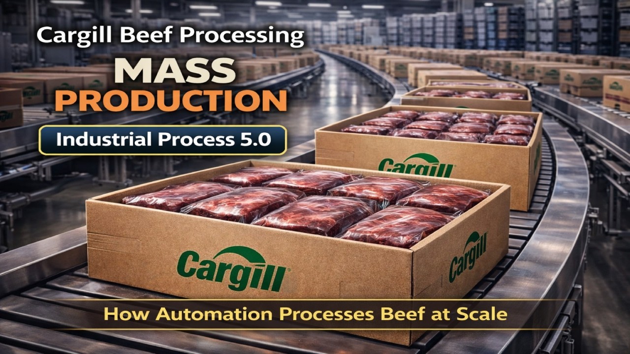 Inside a Massive Beef Fabrication Plant | Full Automation - YouTube