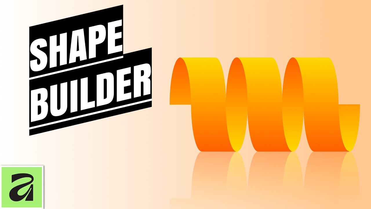 Create a Spiral Ribbon Design Using Affinity Shape Builder Tool - YouTube