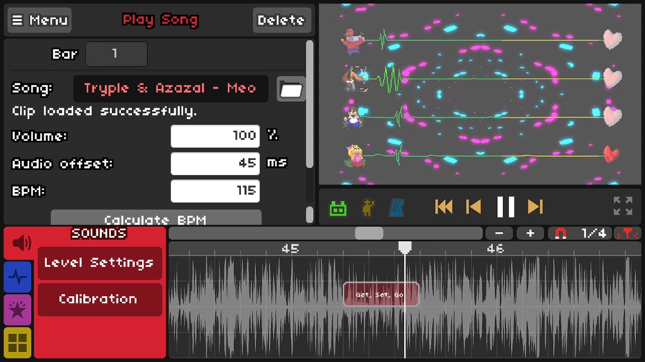 Rhythm Doctor Level Editor: Meowter Space (WIP) - YouTube