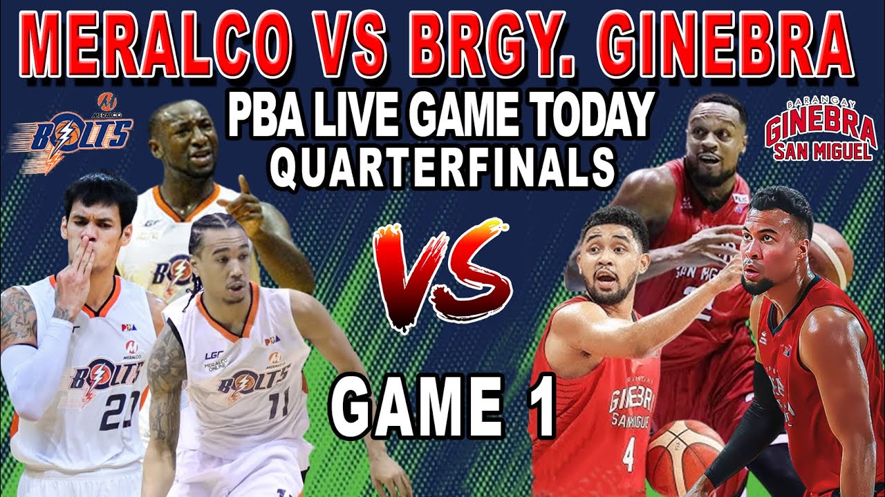 BRGY. GINEBRA vs MERALCO BOLTS! PBA Live Full Game Today! September 26 ...