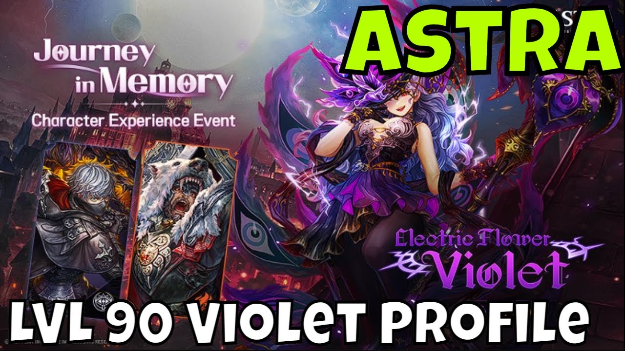 ASTRA: Knights of Veda - Maxed Out Violet/LVL 90 Character Profile ...