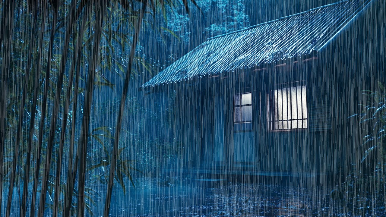 🔴 Fall Asleep Fast & Easy with Beautiful Heavy Rain - Soothing Rain ...