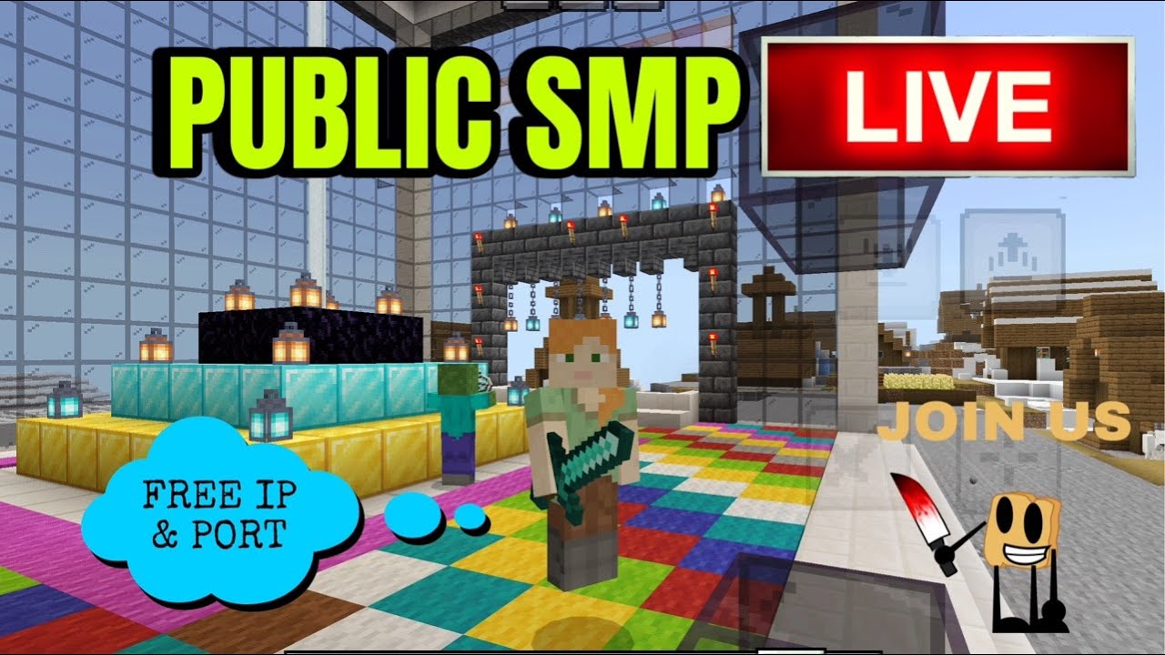 MINECRAFT LIVE STREAMING|| MINECRAFT LIVE SMP || PUBLIC SMP FREE TO ...