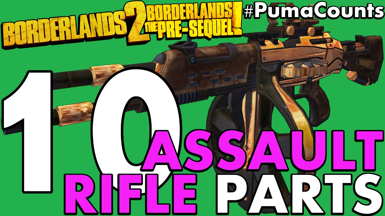 Top 10 Best Assault Rifle Gun and Weapon Parts for Borderlands 2 and ...