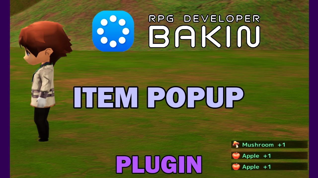 Item Popup - Plugin (RPG Developer Bakin) - YouTube