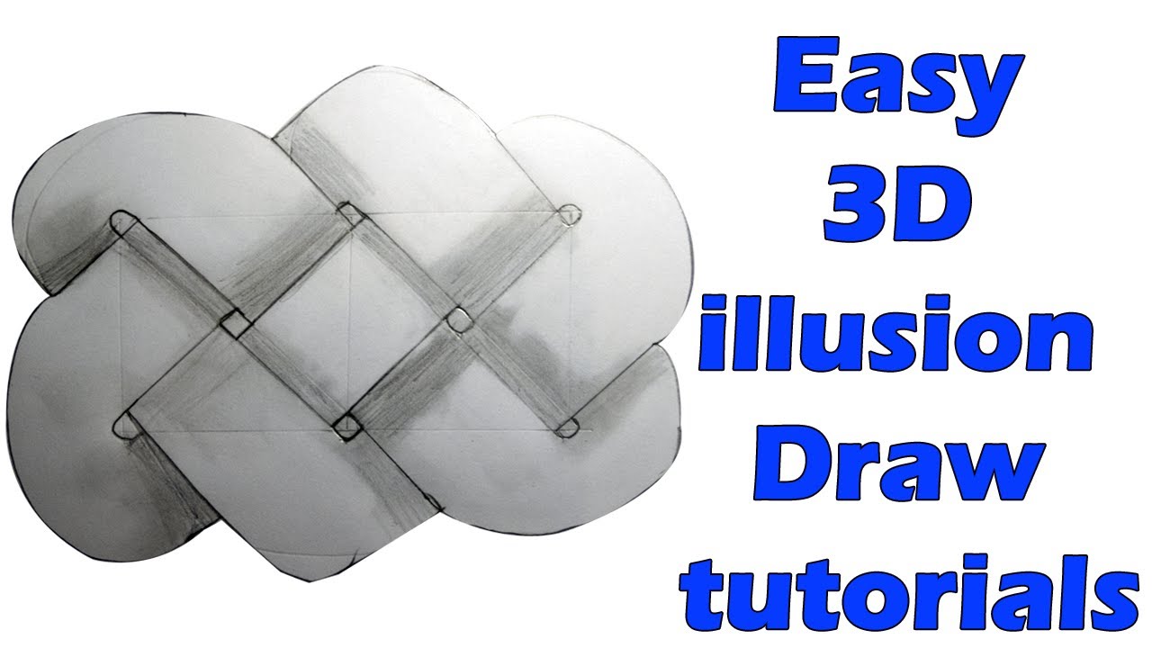 Easy 3D illusion Drawing tutorials | 2Brothers Skill - YouTube