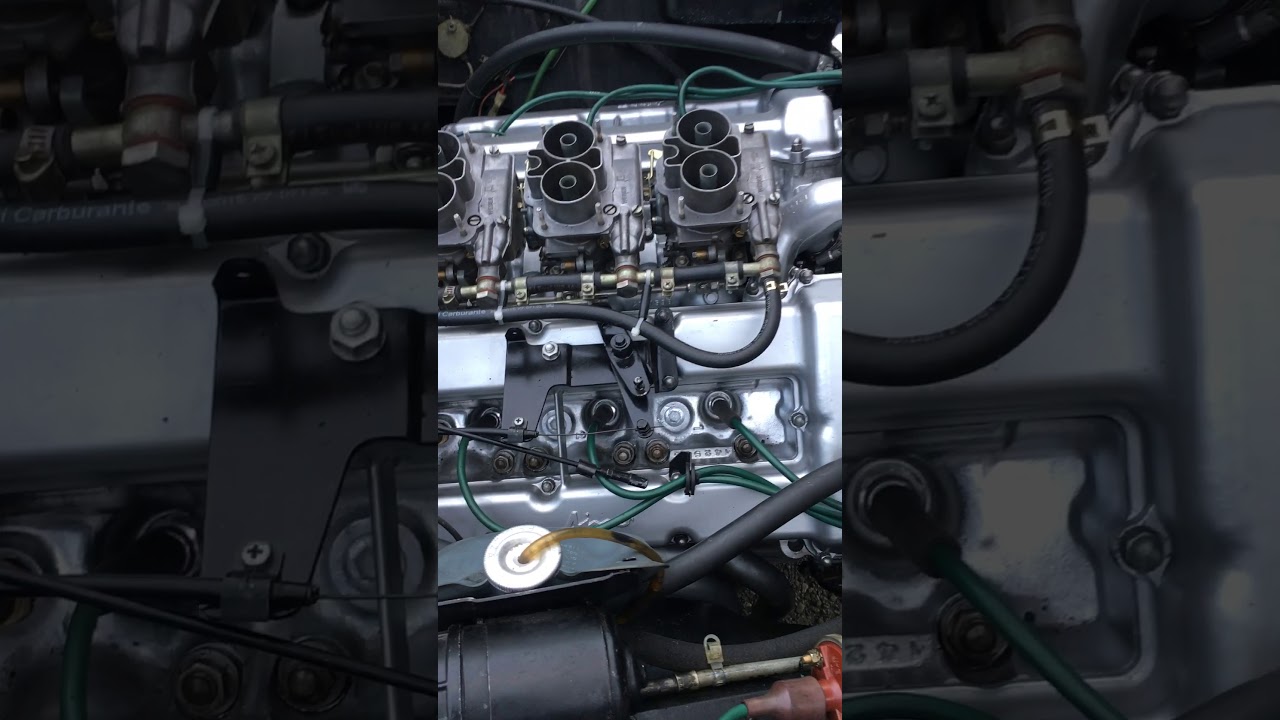 Fiat Dino 2.4 engine - YouTube