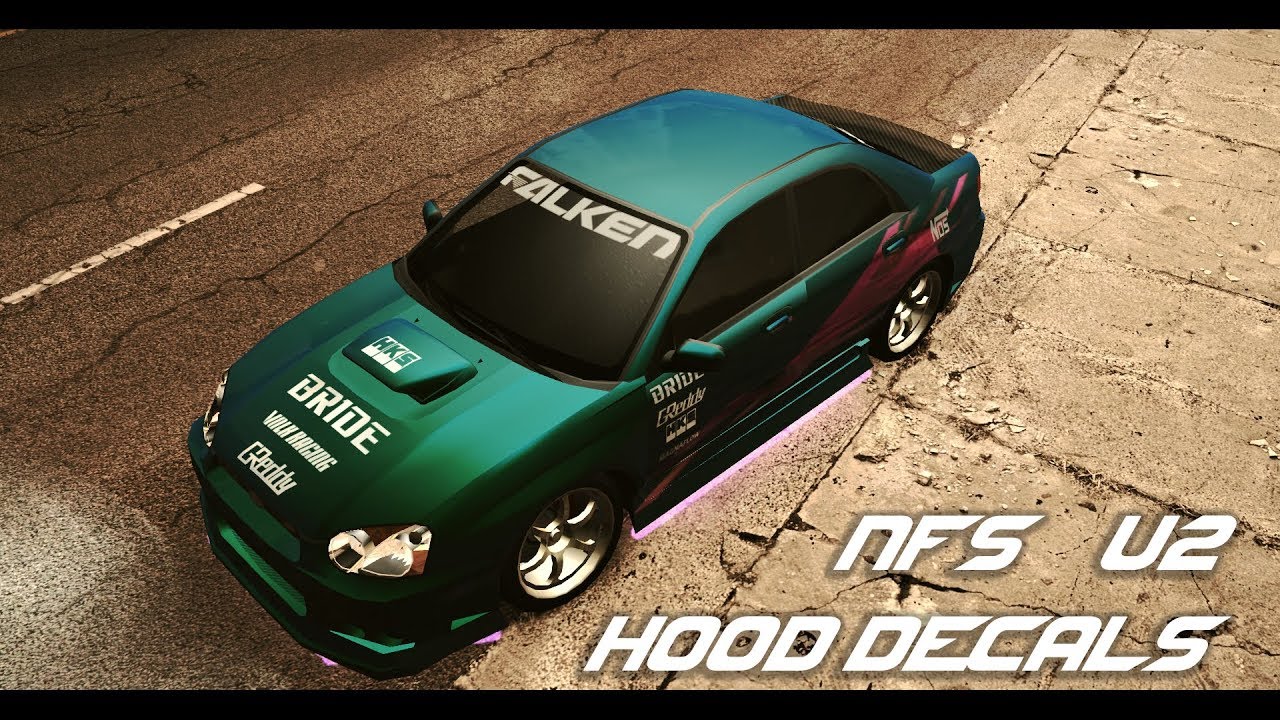 Need for Speed: Underground 2 - Hood decals - YouTube