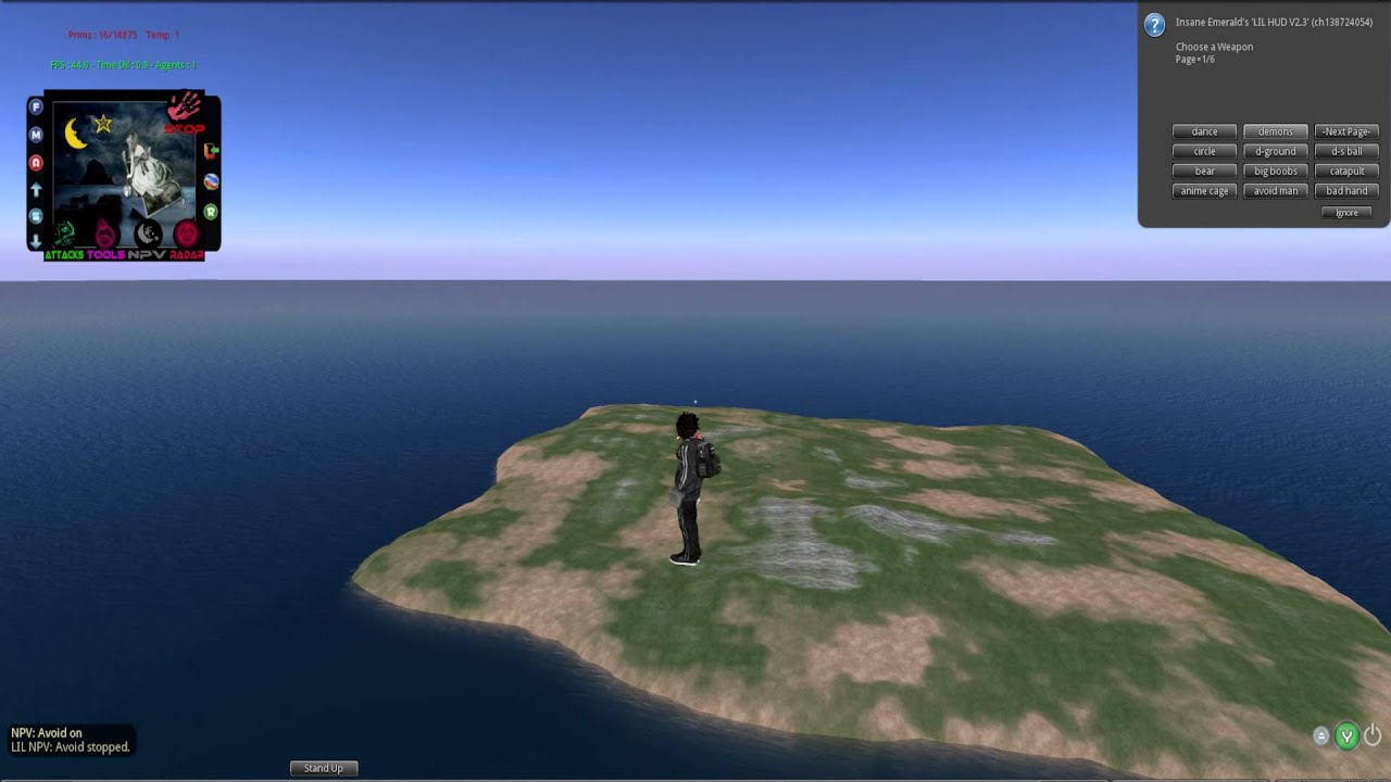 The BEST combat hud in second life - LIL hud ! - YouTube