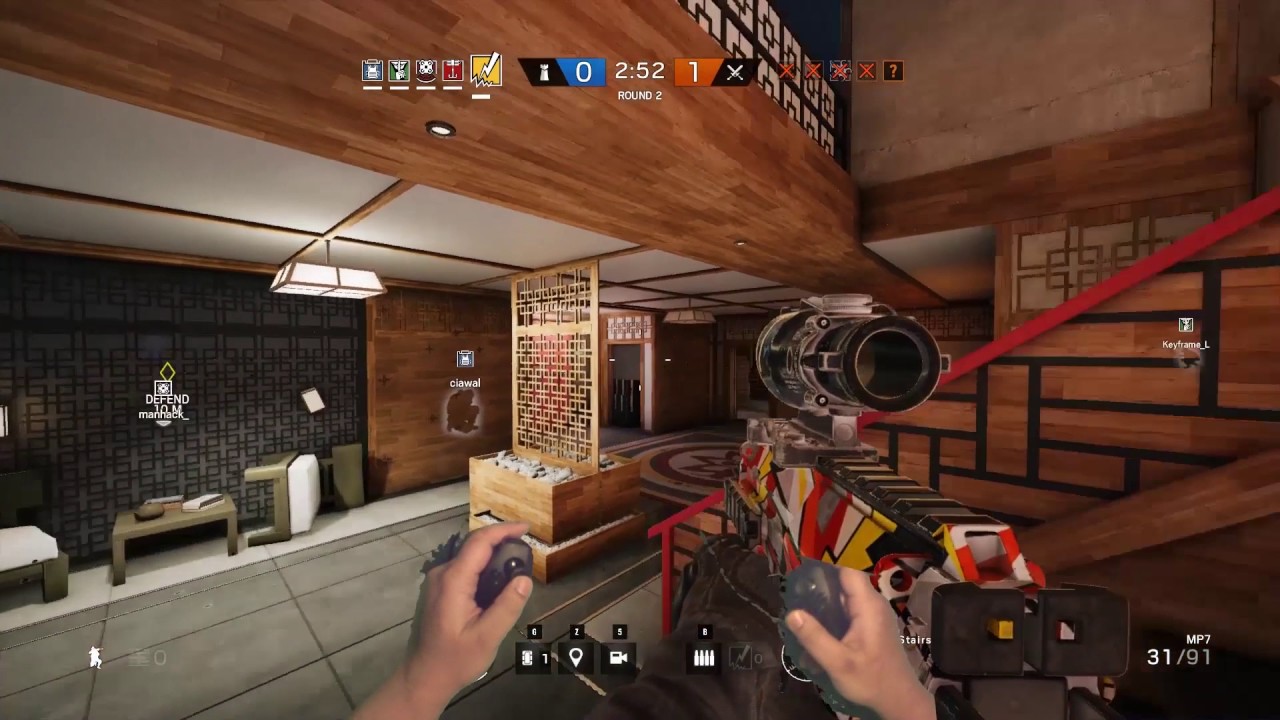 Holo Sight Nonsense - Rainbow Six Siege with Motion Controls - YouTube