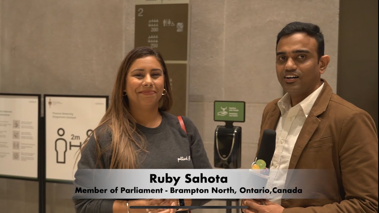 Interview with Ruby Sahota (Member of Parliament - Brampton North ...