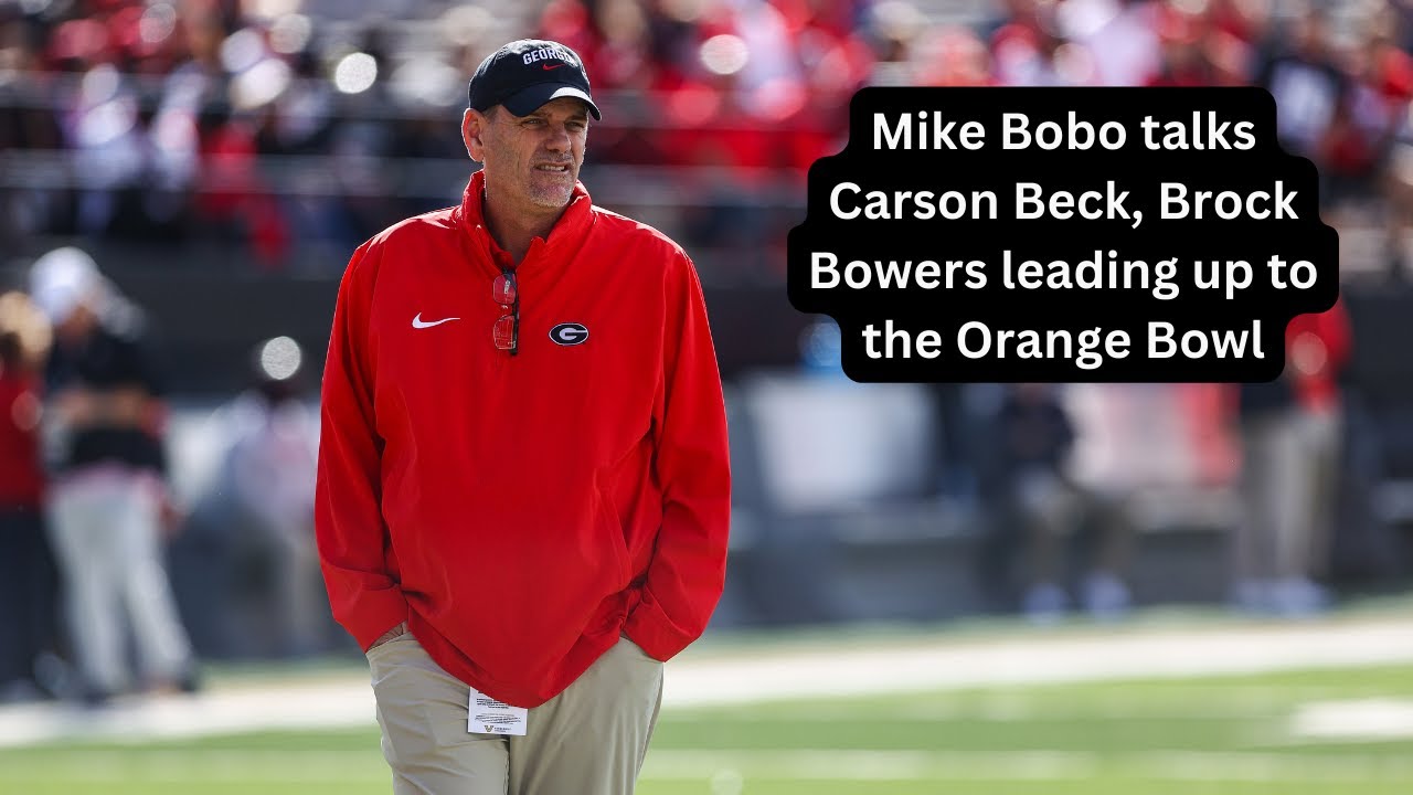 Mike Bobo talks critics, Carson Beck, Brock Bowers, and more - YouTube