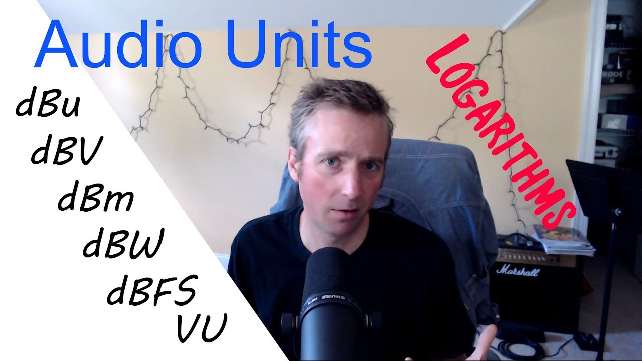 Audio Units Bels Db Dbu Dbv Dbfs Dbm Dbw Db Spl Vu Meter 4072