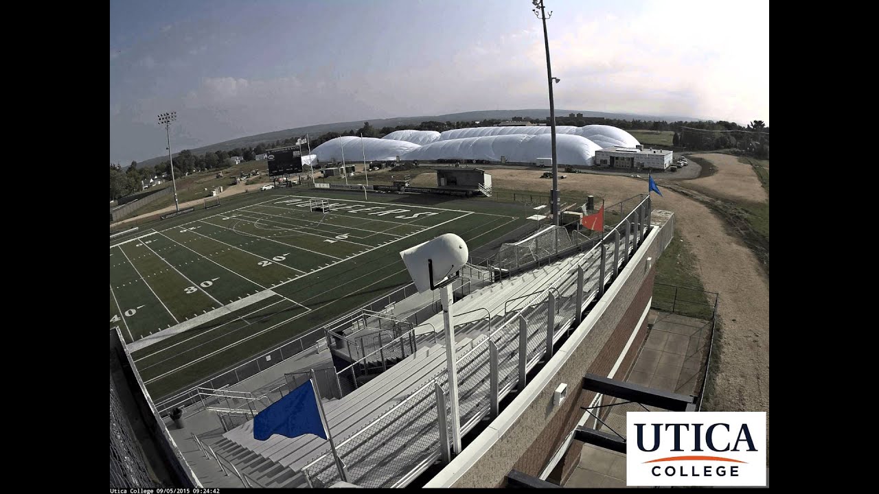 Utica College Sports & Recreation Dome Inflates for the First Time ...