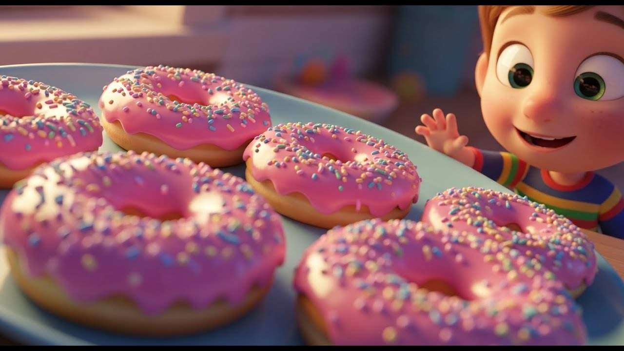El Arcoíris de Donas en el Cielo | Rimas Infantiles y Canciones para ...