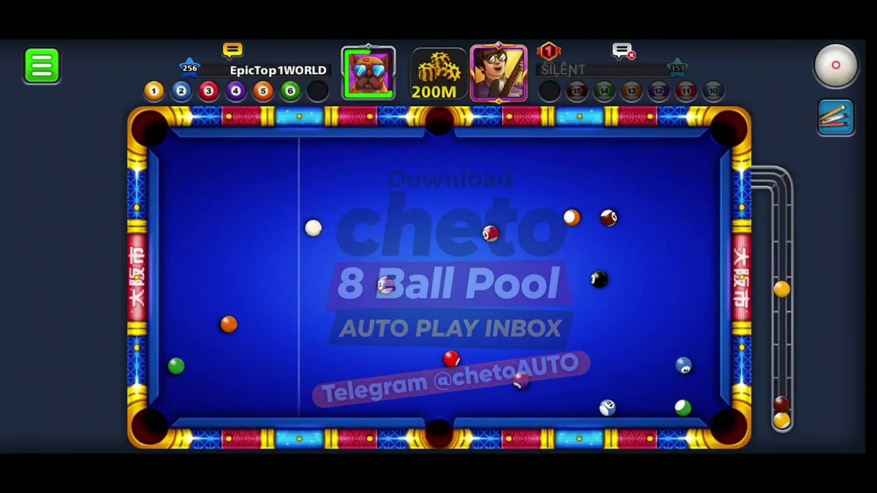 Download and install 8ball pool Cheto, Aim Auto play 24/7 iOS/android # ...