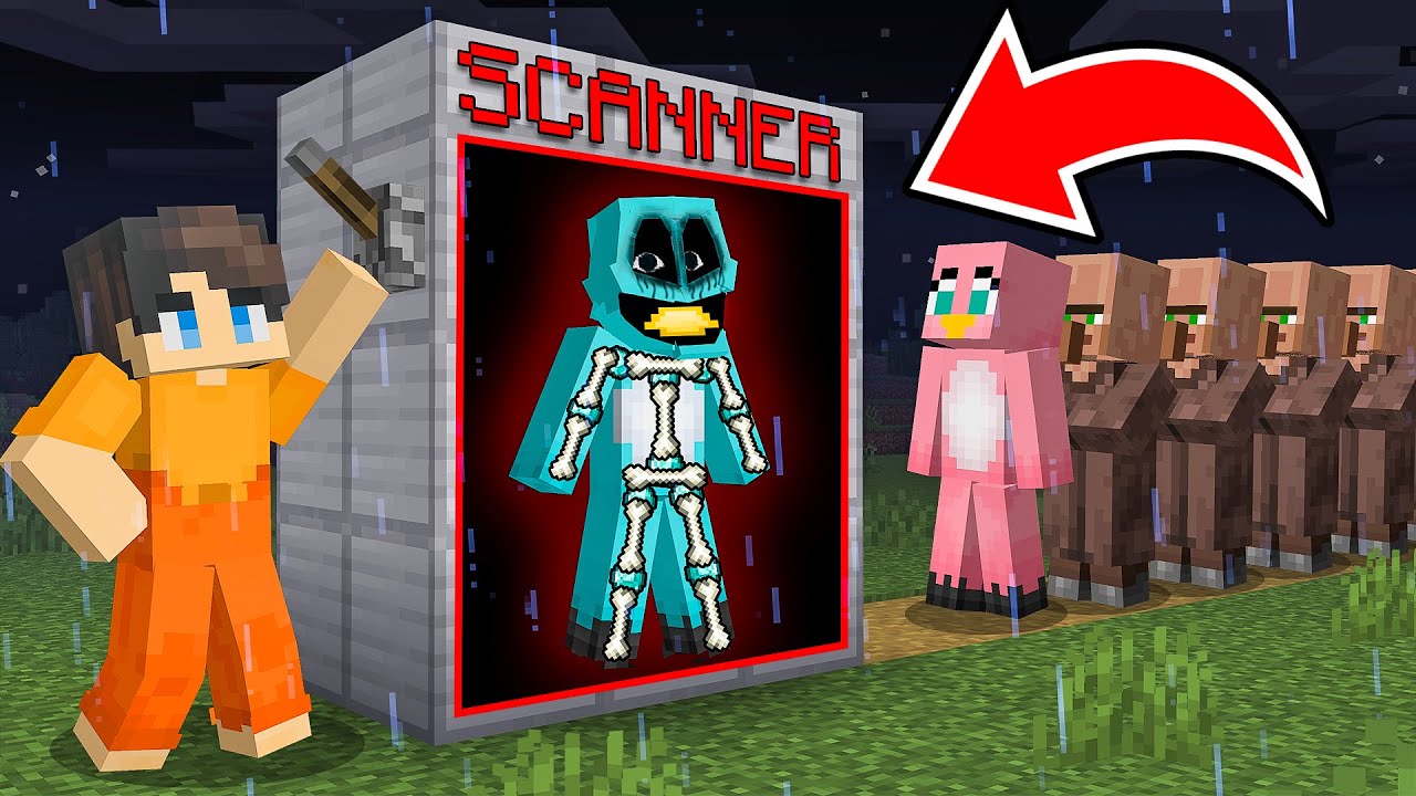 Using a SCANNER to Find My Friend's SECRETS in Minecraft! - YouTube