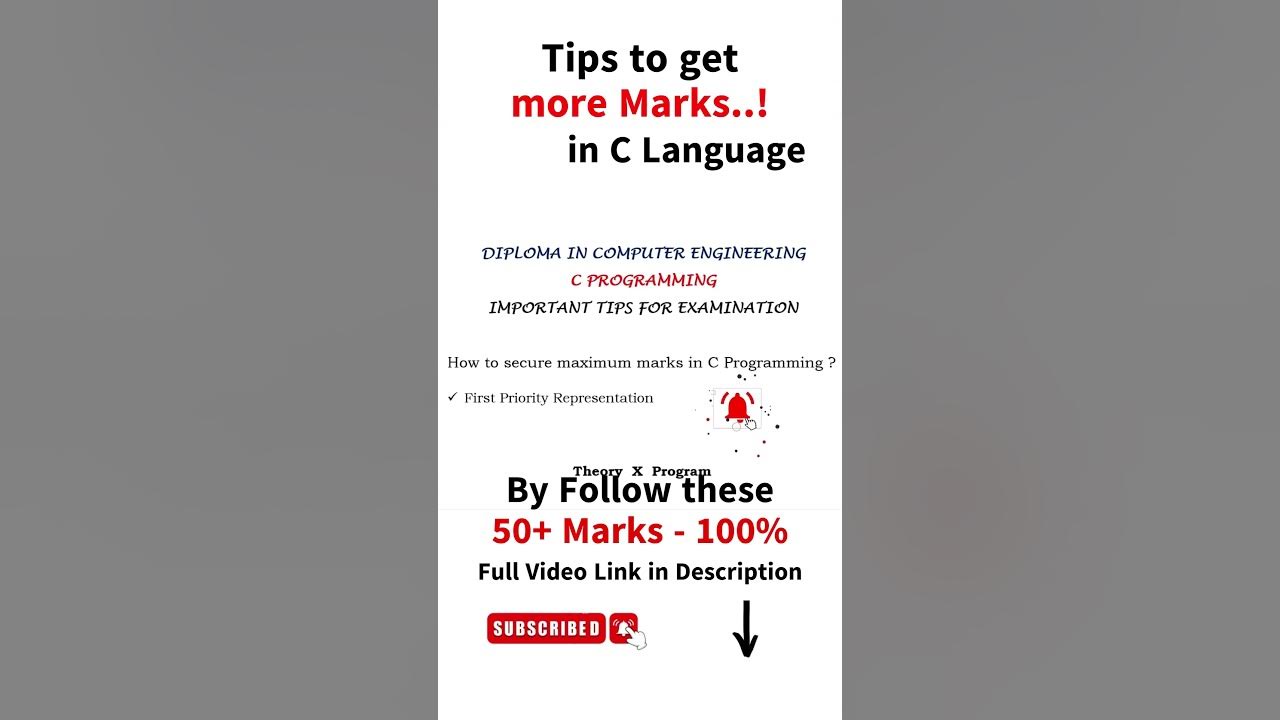 Tips for C Programming | Tips to Score more Marks in C Programming ...