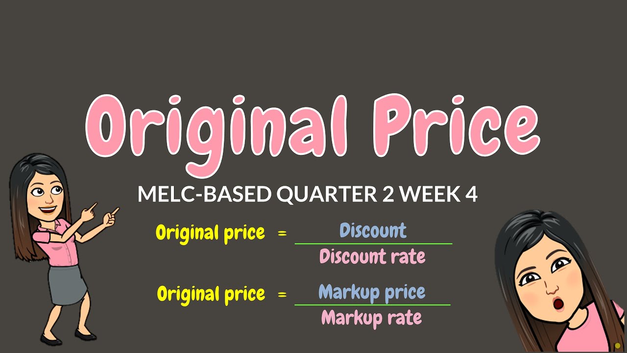 ORIGINAL PRICE | GRADE 6 - YouTube