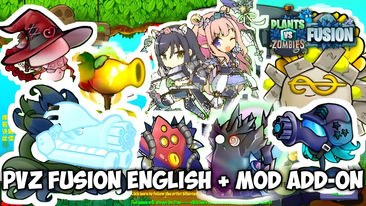 RELEASE!!! PVZ FUSION ENGLISH + MOD ADD-ON PLANTS & ZOMBIES - PVZ ...