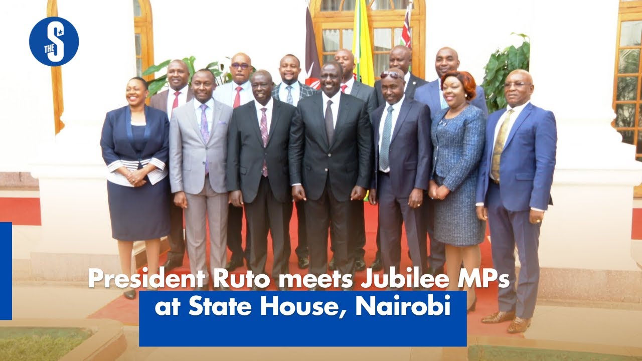 President Ruto meets Jubilee MPs at State House, Nairobi - YouTube