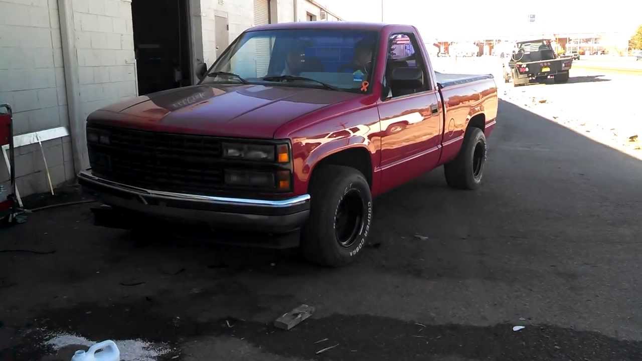 Swapped Ls1 C1500 - YouTube