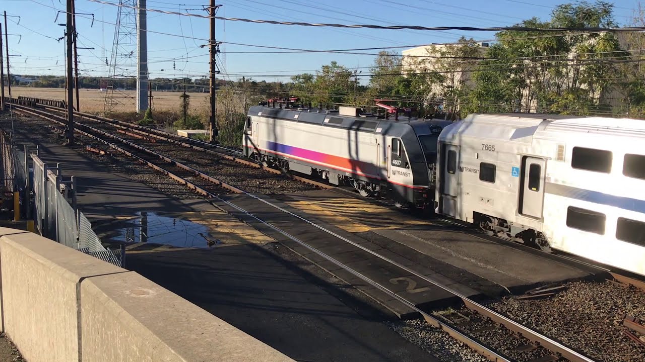NJT Transit & Amtrak: HD 60fps Late Afternoon Early Evening Railfan ...