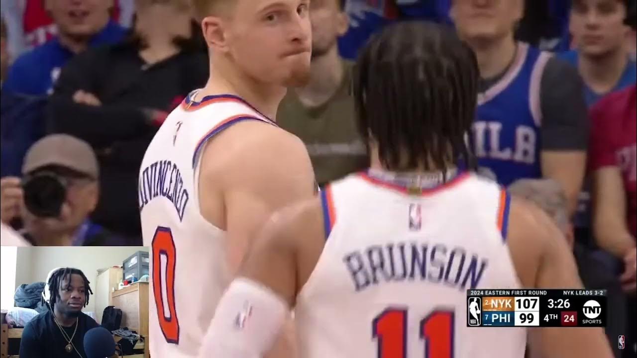 JALEN HAD 41!!! #2 KNICKS at #7 76ERS | FULL GAME 6 HIGHLIGHTS (reaction) - YouTube