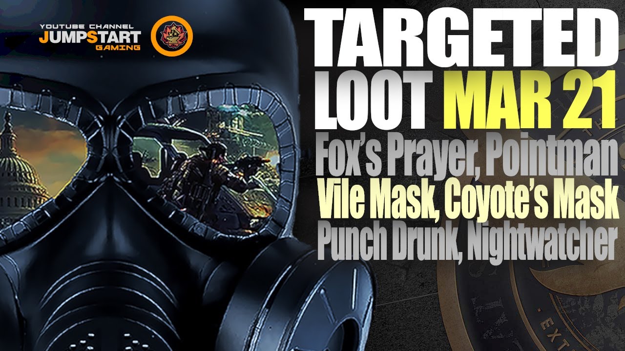 The Division 2 | New Targeted Loot Today | March 21, 2022 | Vile Mask ...