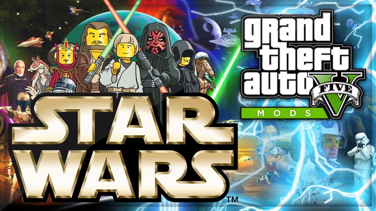 GTA 5 STAR WARS MOD GAMEPLAY - GTA 5 PC Mods Gameplay! (GTA V NEW Star ...