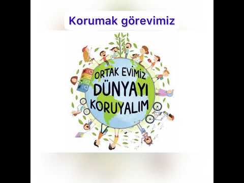 Dünya Bizim Evimiz. Çocuk şarkıları Çevre kirliliği